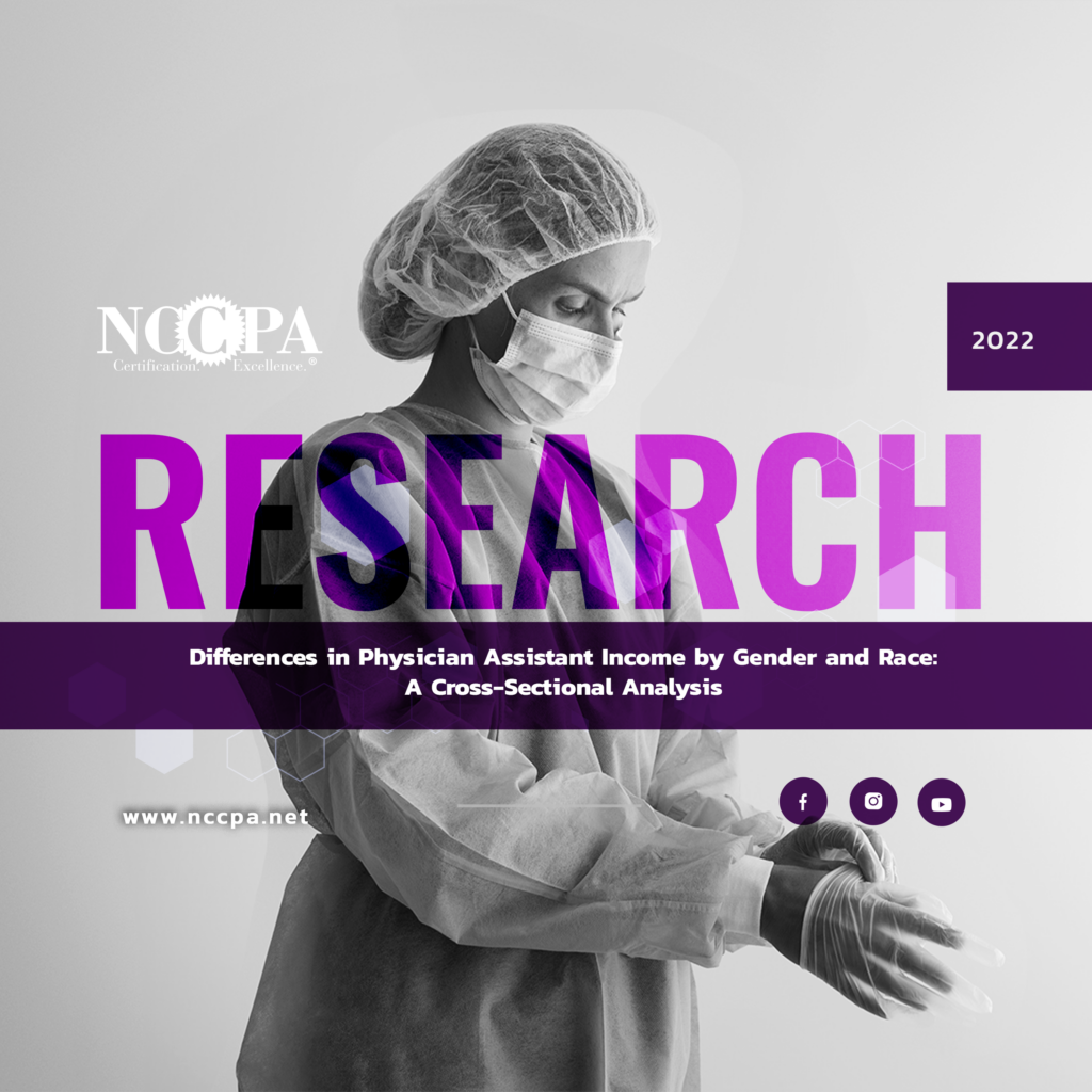 Differences in Physician Assistant Income by Race and Gender - NCCPA