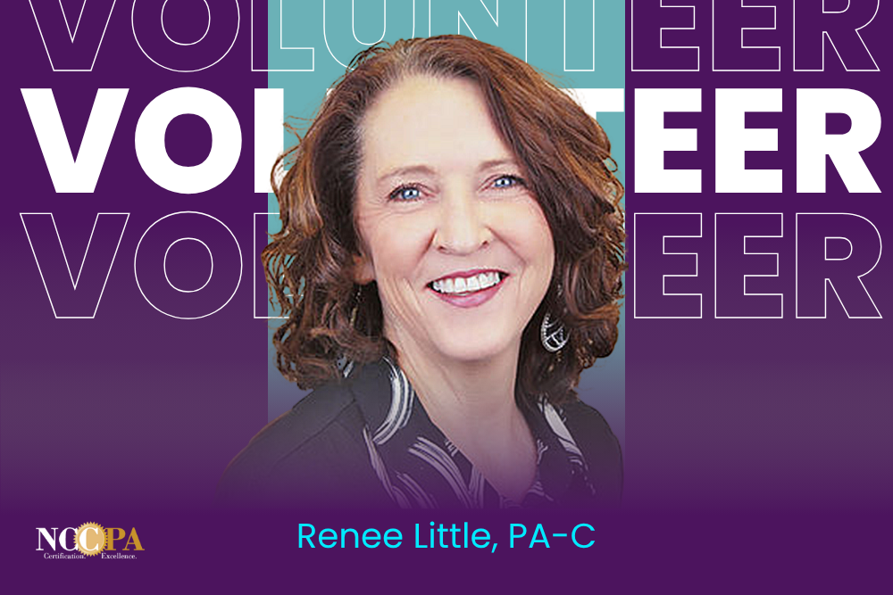 Why I Volunteer: Renee Little, PA-C - NCCPA