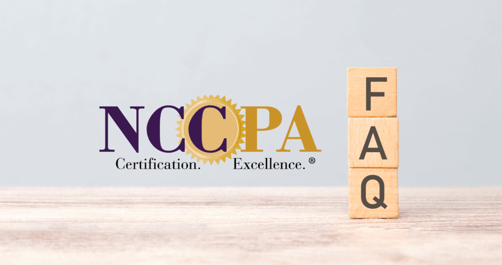 FAQs - NCCPA